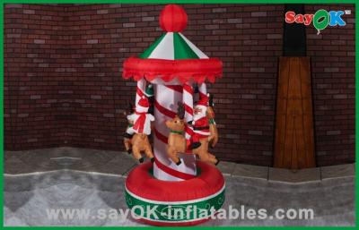 China 5M Custom Christmas Carousel Inflatable Decoration with CE/UL Certified Blower - 5-7 Day Delivery for sale