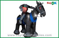 China Custom Inflatable Horse Decoration 2m Oxford Cloth Party Kids Toy CE for sale
