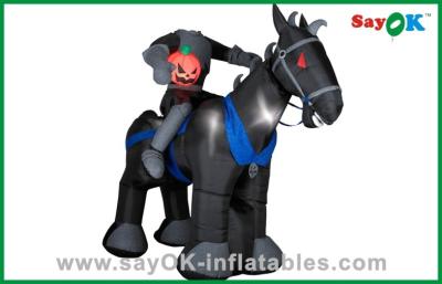 China Custom Inflatable Horse Decoration 2m Oxford Cloth Party Kids Toy CE for sale