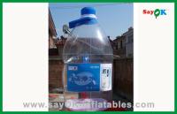 China Custom Giant Inflatable Water Bottle for Outdoor Advertising 210D Oxford Cloth for sale