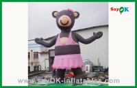 China Custom 2m Pink Inflatable Bear Cartoon Character for Advertising with CE Blower for sale