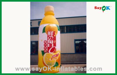 China Custom Giant Inflatable Liquor Bottle for Outdoor Advertising 210D Oxford Cloth for sale
