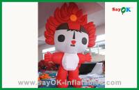 China Custom 210D Oxford Cloth Inflatable Cartoon Characters 2m Height for Advertising for sale