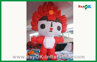 China Custom 210D Oxford Cloth Inflatable Cartoon Characters 2m Height for Advertising for sale