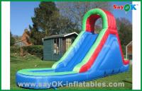 China Commercial Inflatable Water Slide Bouncer 3x3x3m Customizable PVC Tarpaulin for sale