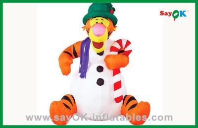 China Custom Inflatable Monkey Costume 2m Height Orange Cartoon Character for Advertising Events for sale