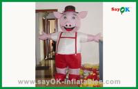 China Custom 2M Inflatable Pig Character for Birthday Parties | CE/UL Certified Oxford Cloth Display for sale