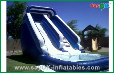 China Custom Inflatable Water Slide Bouncer 3m x 3m x 3m Commercial Grade PVC Tarpaulin for sale