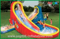 China Commercial Inflatable Bouncer Slide for Children 0.55mm PVC Tarpaulin 2000kg Capacity for sale