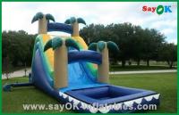 China Commercial Kids Inflatable Slide Bouncy Castle with Custom Size 0.55mm PVC for sale