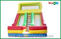 China Custom Inflatable Dry Slide Kids Bouncy Jumper with Slide 0.55mm PVC 2 Year Warranty for sale