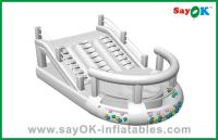 China Inflatable Slippery Slide 3x3x3m PVC Tarpaulin Bouncer Water Park Dry Slide with Blower for sale