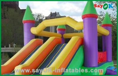 China Commercial Grade Inflatable Bouncer Slide 0.55mm PVC for Indoor Outdoor Amusement Park for sale
