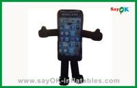 China Custom Inflatable Cell Phone Outdoor Advertising Cartoon Character 210D Oxford Cloth for sale