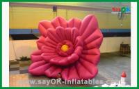 China Custom Inflatable Flower Advertising Giant 5m Tall PVC Fireproof Decoration for sale