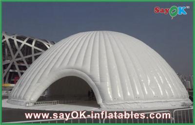 China Commercial White Portable LED Disco Lighting Inflatable Igloo Tent Mobile Night Club 4m x 4m for sale