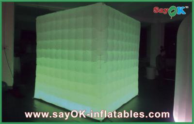 China Inflatable Photo Booth with LED Lighting 2.4x2.4x2.5m for Event Rental for sale