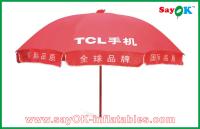 China Pop Up Sun Shade Tent Advertising Red Sun Umbrella 3x3m Aluminum Frame Custom Logo for sale