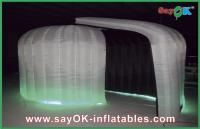 China Color Change Inflatable Photo Booth 2.4x2.4x2.5m with LED Lights for Event Rental for sale