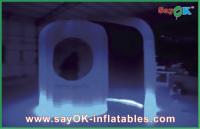 China Portable Inflatable Photo Booth Tent 2.4x2.4x2.5m for Party Wedding Event with LED Lights for sale