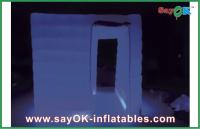 China Commercial Inflatable Photo Booth 2.4x2.4x2.5m Oxford Cloth with LED Lights for Party Events for sale