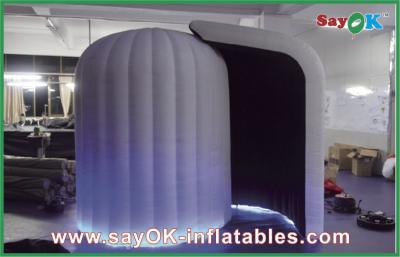 China Inflatable Photo Booth 2.4x2.4x2.5m with LED Lighting for Wedding Events for sale