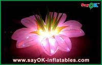 China Inflatable Flower LED Decoration Light 2m Custom Size for Wedding Party Event for sale