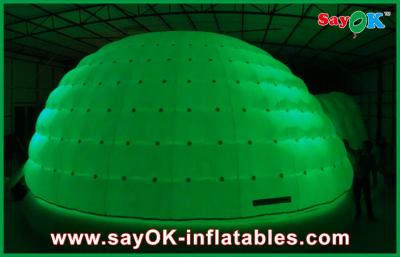 China Custom Outdoor Inflatable Dome LED Tent for Family Camping 2m Height for sale