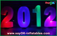 China Beautiful Inflatable Lighting Decoration Number For Advertising for sale