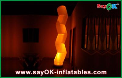 China Lighting Inflatable 12 Different Colors Led Decoration Prism For Holiday for sale