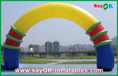 China Custom Inflatable Arch 7m x 4m PVC Advertising Gate for Outdoor Events for sale