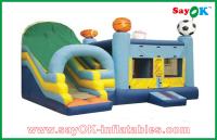China Commercial Inflatable Bounce House for Kids 0.55mm PVC Tarpaulin Custom Size for sale