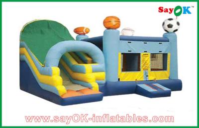 China Commercial Inflatable Bounce House for Kids 0.55mm PVC Tarpaulin Custom Size for sale