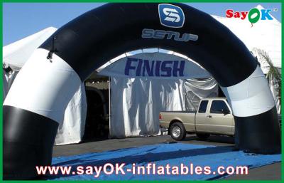 China Custom 7x4M Inflatable Run Through Tunnel Arch for Advertising and Finish Line Events for sale