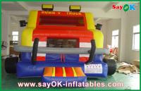 China Commercial Inflatable Bouncer Truck Shape PVC Jumper House 0.55mm for Amusement Park Rental for sale