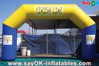China Custom Inflatable Arch 7m x 4m for Outdoor Events Advertising with Blower for sale