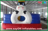 China Commercial Inflatable Bounce House 0.55mm PVC Tarpaulin Custom Size Kids Bouncer SGS Approved for sale