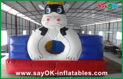 China Commercial Inflatable Bounce House 0.55mm PVC Tarpaulin Custom Size Kids Bouncer SGS Approved for sale