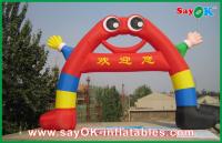 China Custom Inflatable Welcome Arch 600D Oxford PVC with Blower for Holiday Decoration for sale