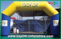 China PVC Durable Material Inflatable Arch Finish Line 0.4mm Custom Size for Events for sale