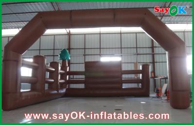 China Commercial Inflatable Arch With Fence Inflatable Advertisement for sale