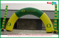 China Custom Printed PVC Oxford Cloth Inflatable Arch 3m Wide for Holiday Events for sale