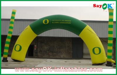 China Custom Printed PVC Oxford Cloth Inflatable Arch 3m Wide for Holiday Events for sale