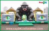 China Custom Giant Inflatable Bouncer Chimpanzee Shape for Park Event 0.55mm PVC for sale