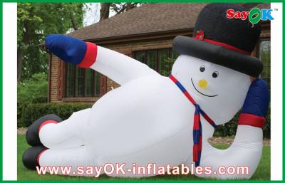 China 5M Giant Christmas Inflatable Snowman Decoration - Custom Sizes & Colors Available with CE Certified Blower for sale