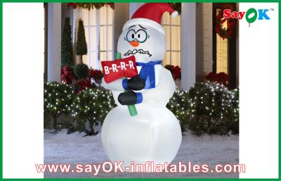 China 5M Giant Christmas Inflatable Snowman with CE/UL Certified Blower - Customizable Holiday Decoration for sale