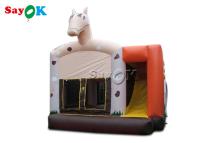 China PVC Double Stitching Inflatable Horse Bounce Castle 3-Year Lifespan for Backyard for sale