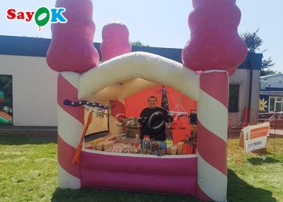 China Inflatable Candy Floss Tent PVC Work Booth 3.6x2.5x3m Waterproof CE Certified for sale