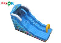 China 9x4.5x6mH Blue Ocean Inflatable Water Slide with Octopus Arch for Commercial Use for sale