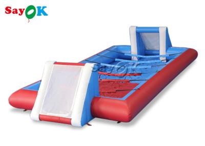 China 10x5m 30x15ft Portable Inflatable Soccer Field with Blower - Custom Sizes Available for sale